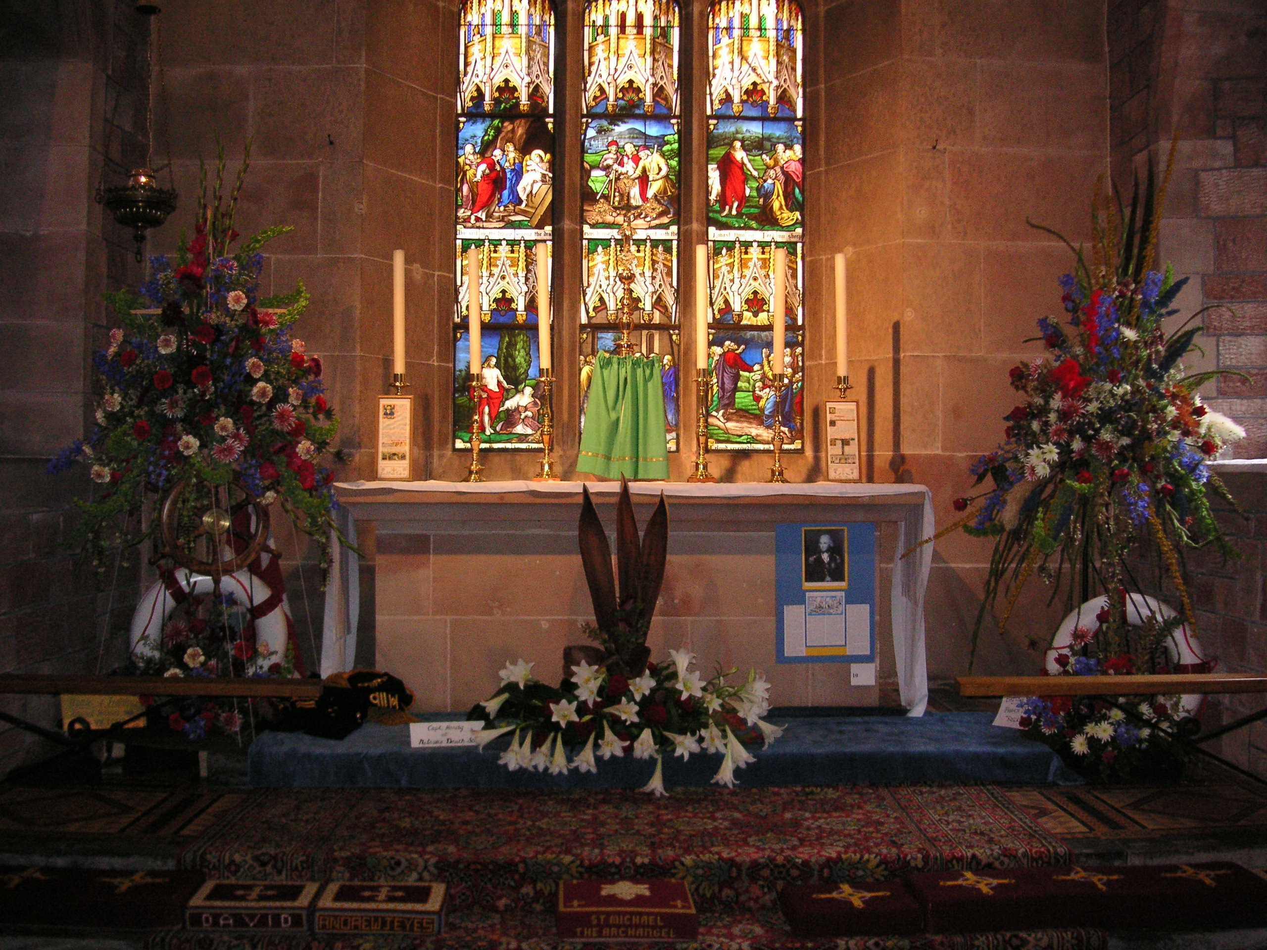 St Michaels West Felton Trafalgar Day